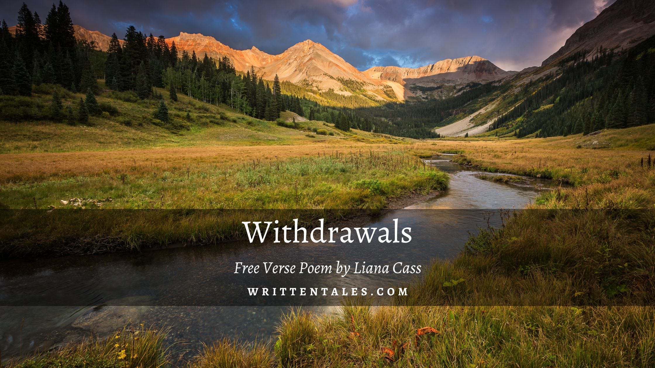 Withdrawals - Written Tales Magazine