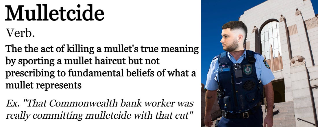 mullets - by monkeyboy.sydney - Monkey Boy Storys