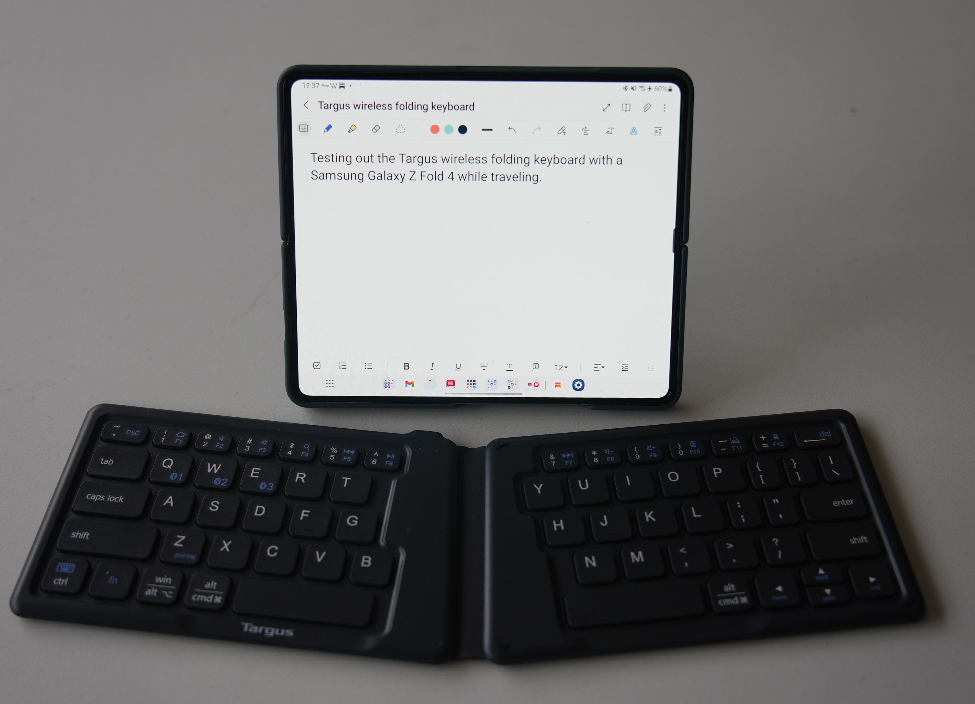Targus Ergonomic Folding Keyboard review: Portable text entry for all ...