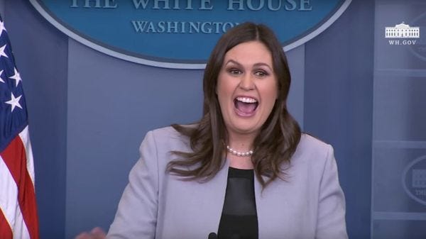 AR Gov. Sarah Huckabee Sanders Psyched To Get The Government Out Of ...