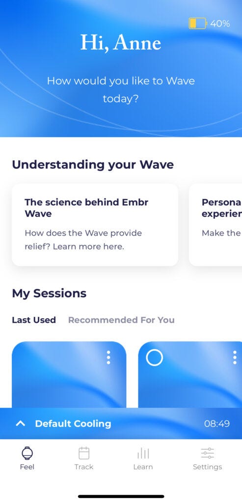 Hot flashes beware: Embr Wave is here