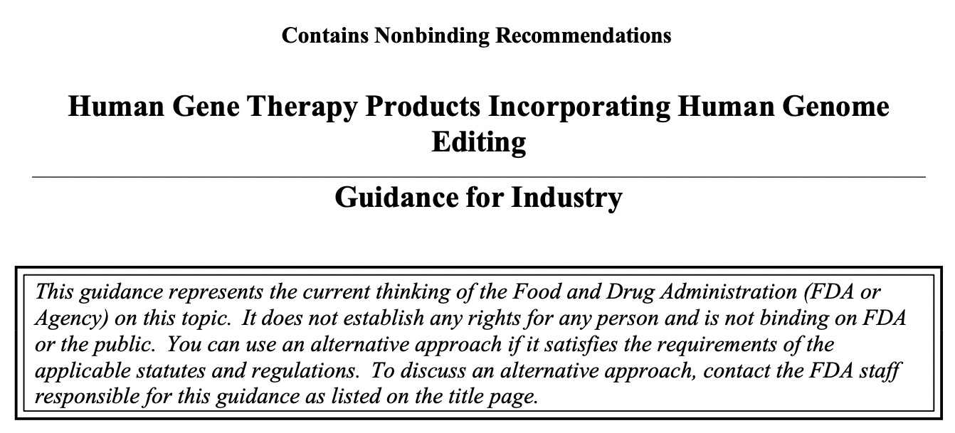 Human Gene Therapy Products Incorporating Human Genome Editing