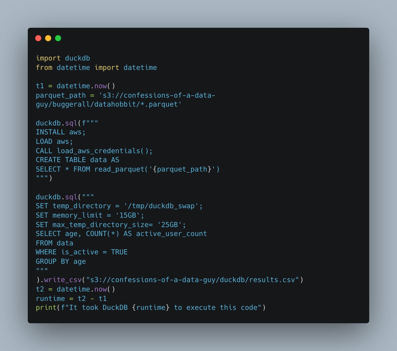 10 billion row challenge. DuckDB vs Polars vs Daft.