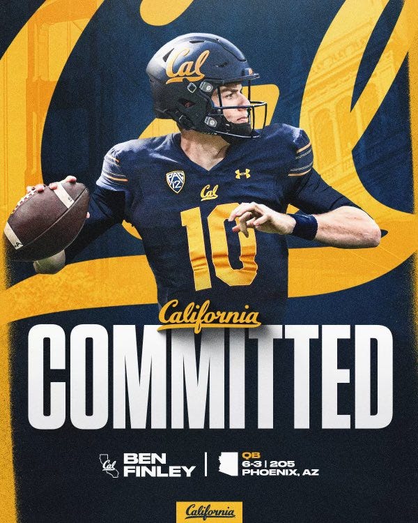 Cal Football secures the transfer of NC State QB Ben Finley