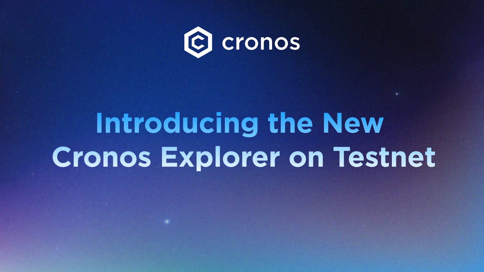 Introducing the New Cronos Explorer on Testnet