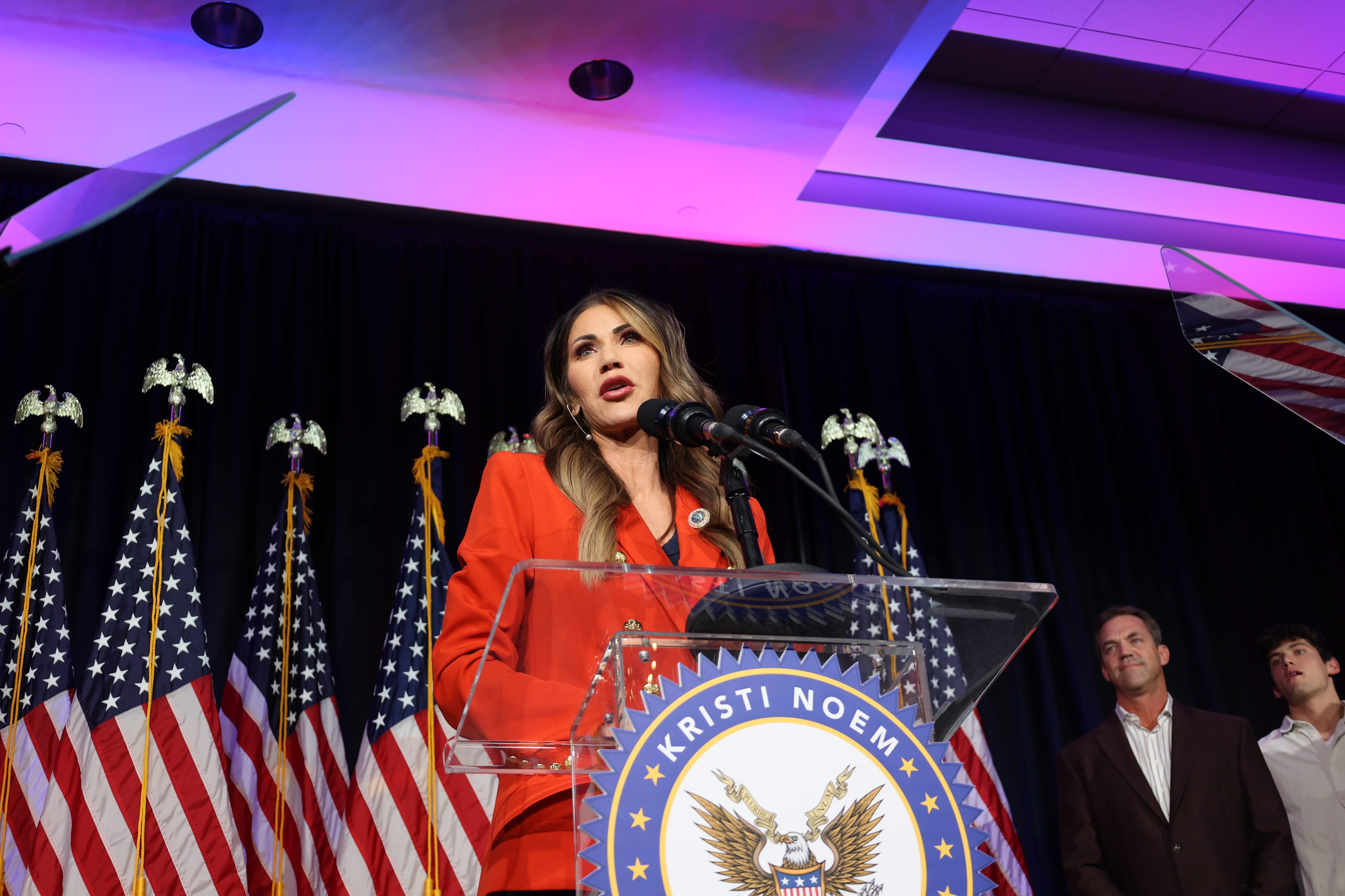 Noem signs executive order barring state contracts with banks that ...