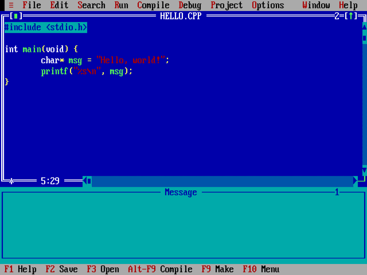 The IDEs we had 30 years ago... and we lost
