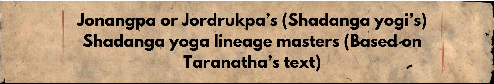 The Spread of Ṣaḍaṅga Yoga Tradition in Tibet: Lineage and Transmission