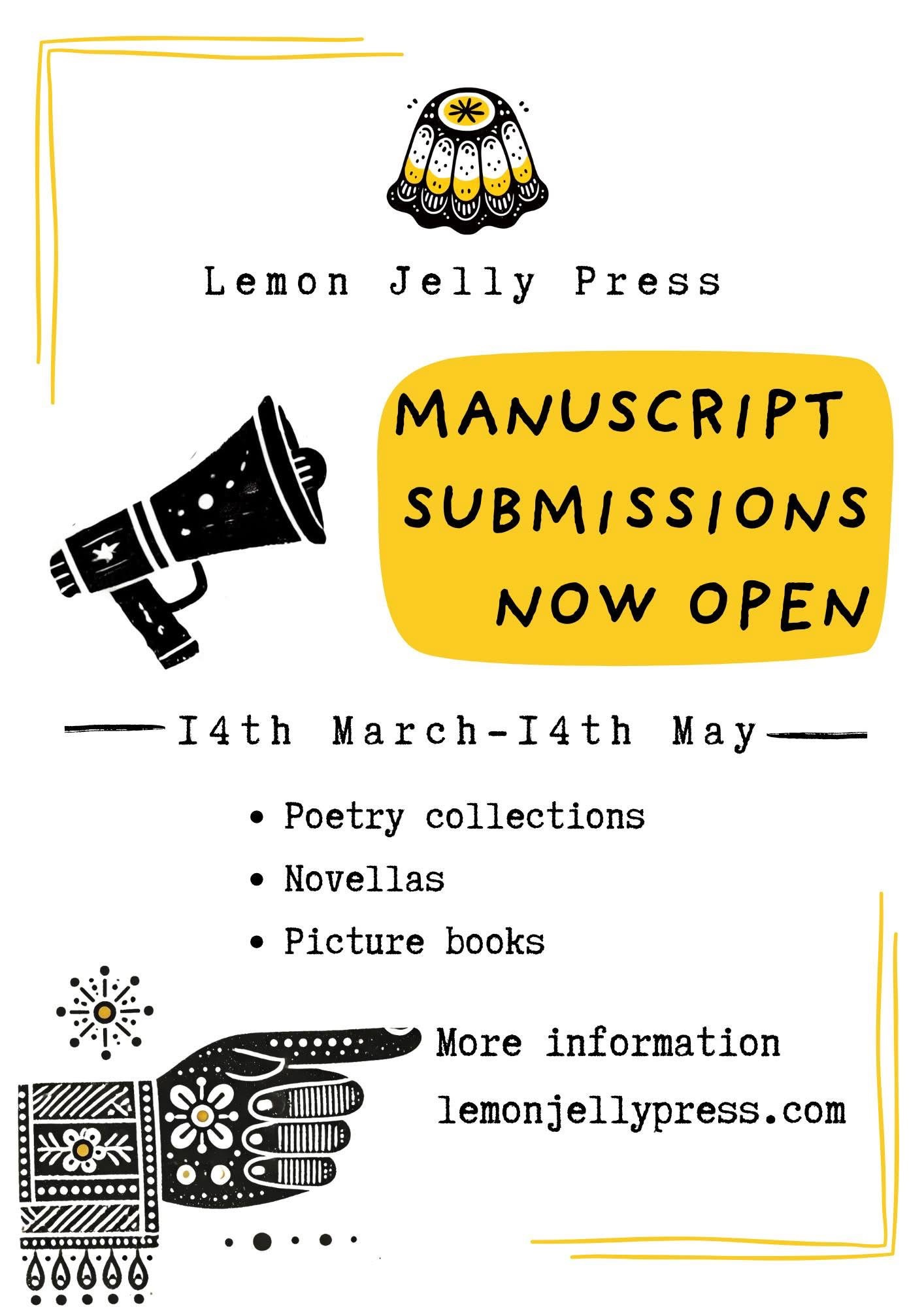 Submissions are open! - by Lemon Jelly Press CIC