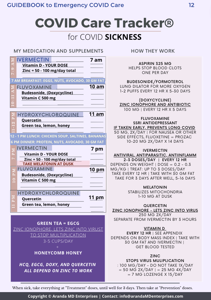 MEDICAL DIRECTIVES and GUIDEBOOK TO Emergency COVID CARE: Updated for ...