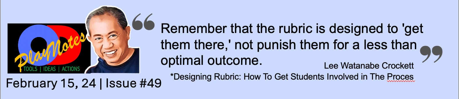 Rubricating your Organizations - by Ed Canela