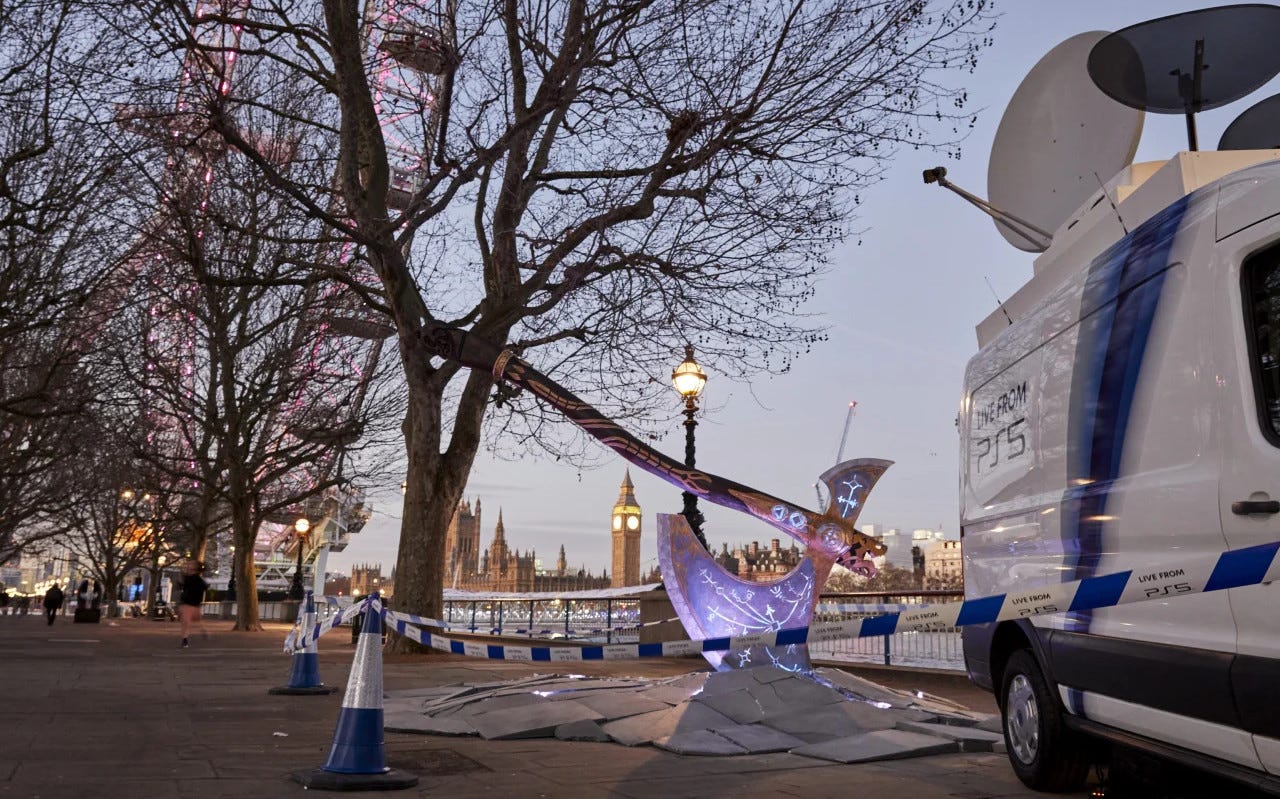 Sony launches ‘Live from PS5’ marketing campaign with giant PlayStation ...