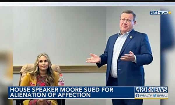 Man Sues NC House Speaker For Grand Theft Sexy Times With His Wife