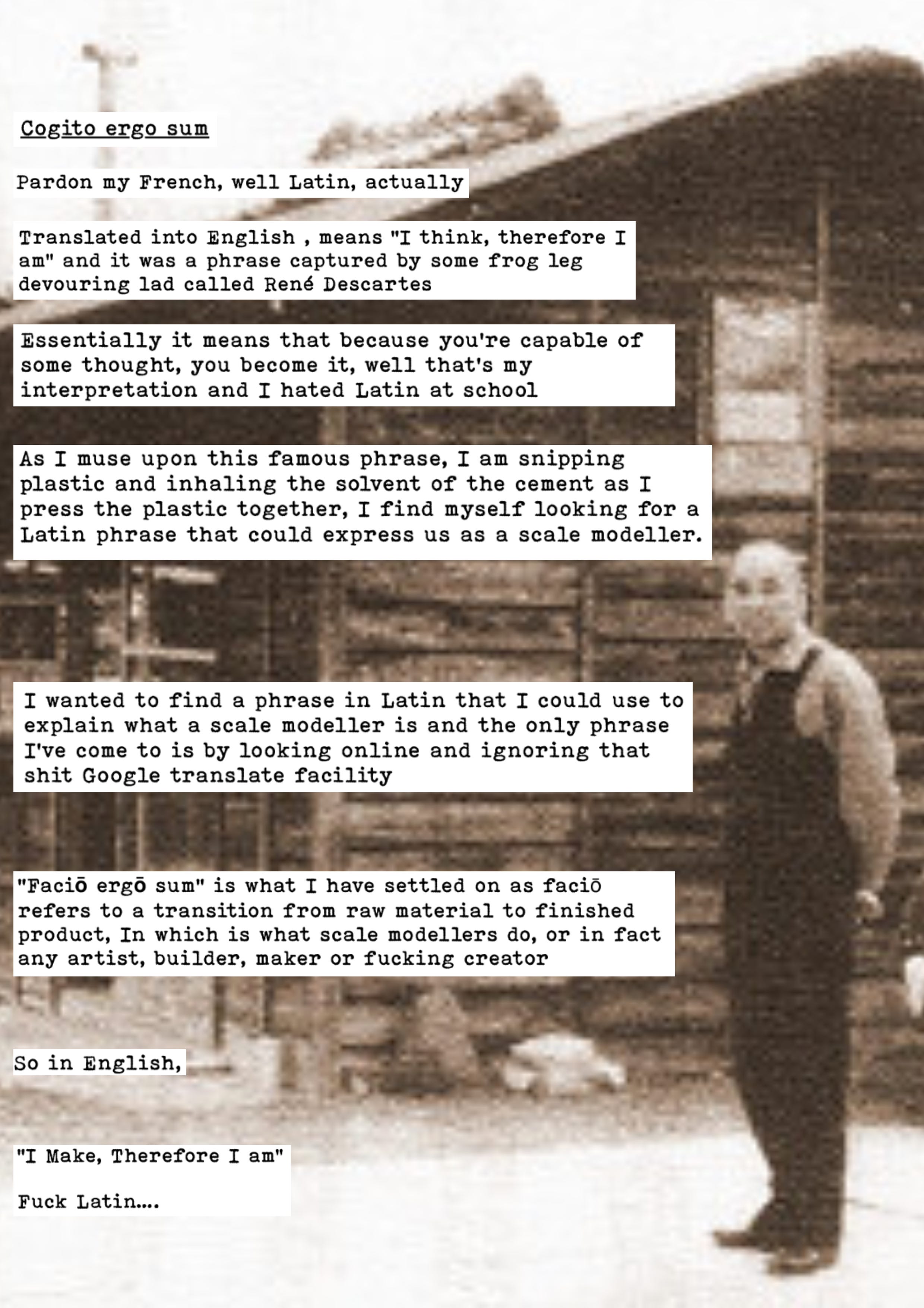 "Facio ergö sum" - Mos6510 Models Substack