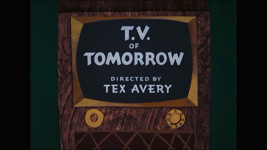 MGM - A TV do Futuro (The TV of Tomorrow, Tex Avery)