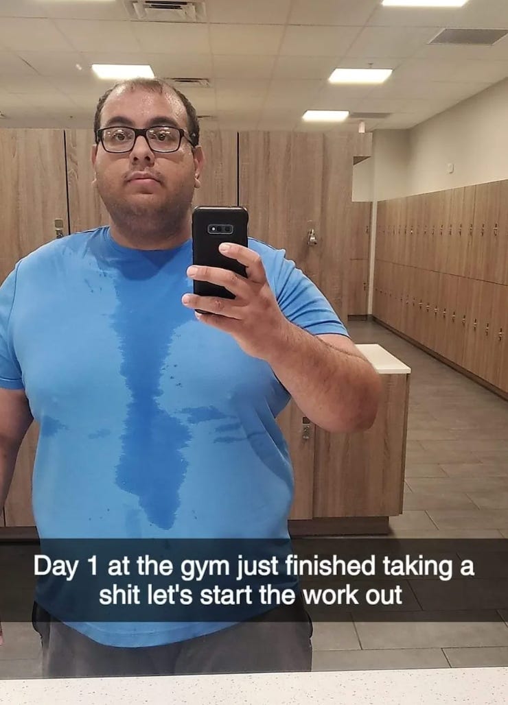 The Gym Makes me Poo - by Lavo - Aggressively Average