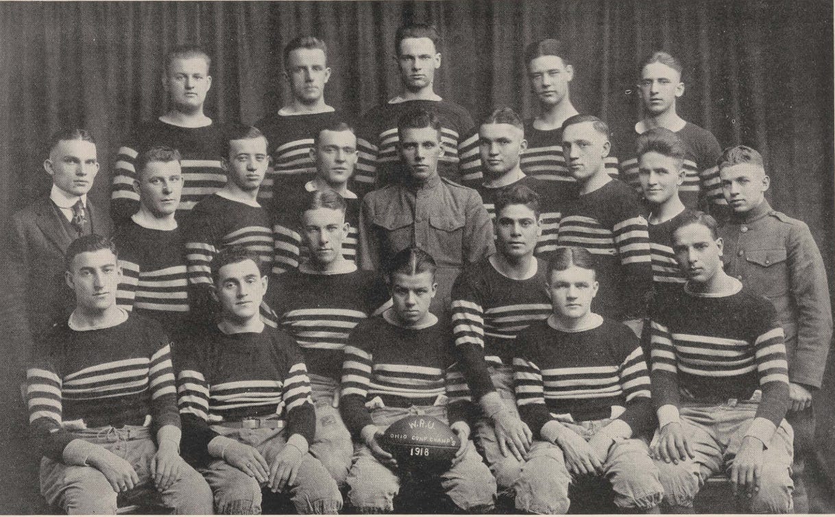 Today’s Tidbit… The 1918 Case Institute and Western Reserve Seasons