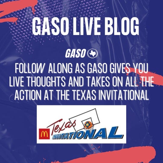 GASO LIVE BLOG: Texas Invitational, Crowley Invitational & More!