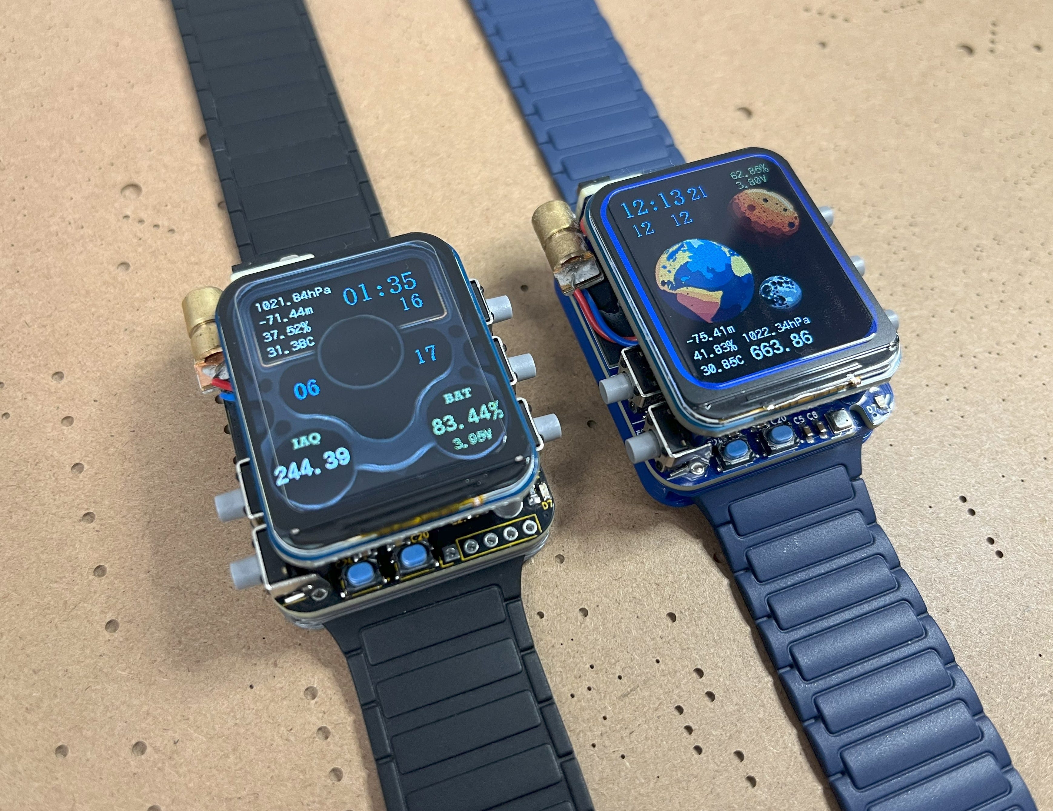 ESP32-Based Wireless Smartwatch | LiDAR Distance Sensor and WiFi ...