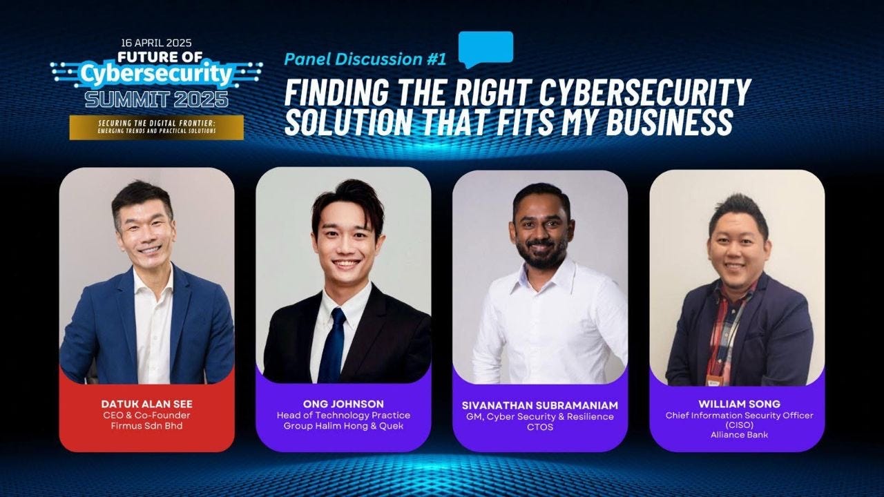 What I Shared at the PIKOM's Future of Cybersecurity Summit 2025 (And Why It Matters)
