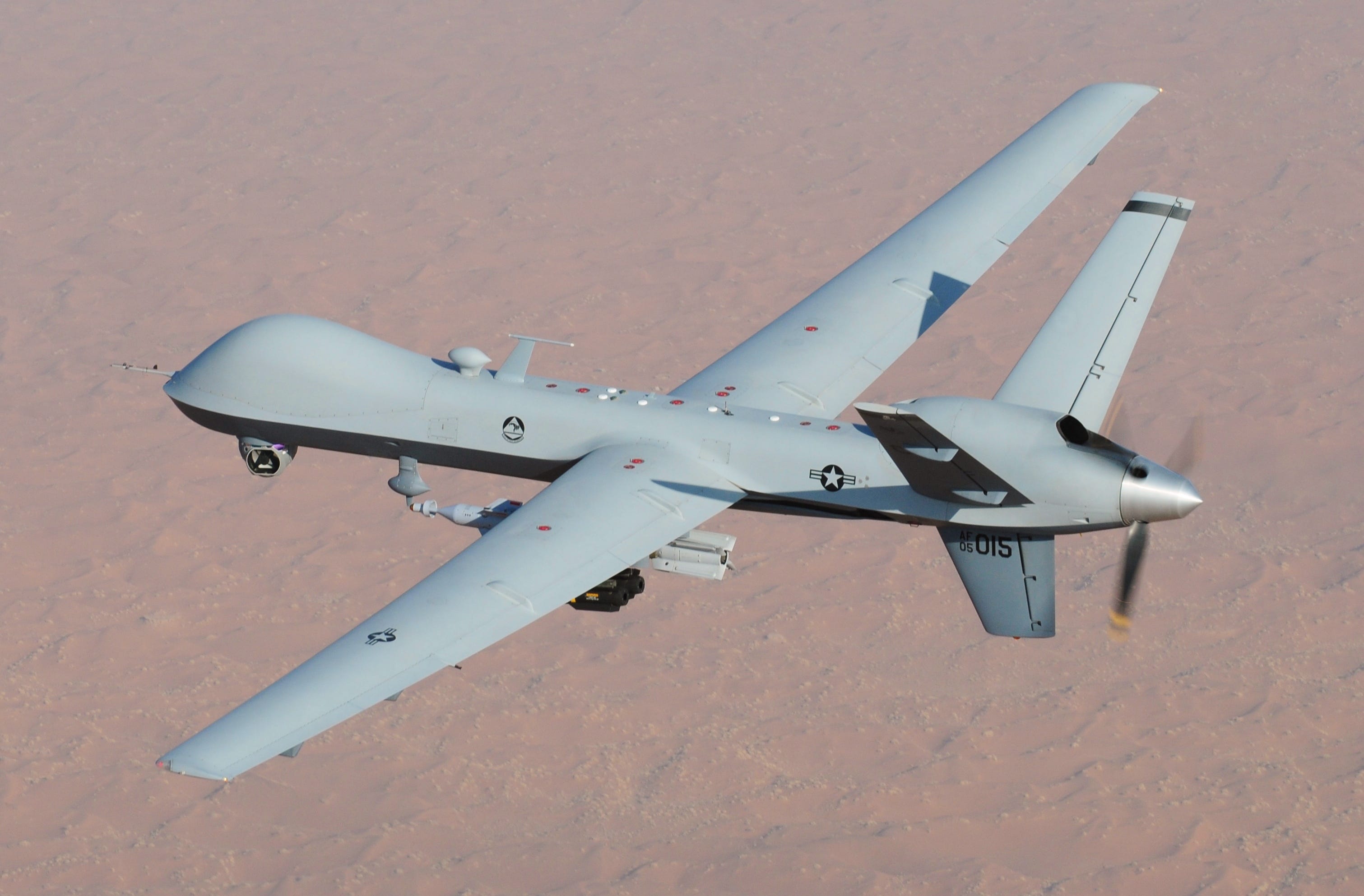 Crashed Predator Drone Starts Wildfire in Arizona.