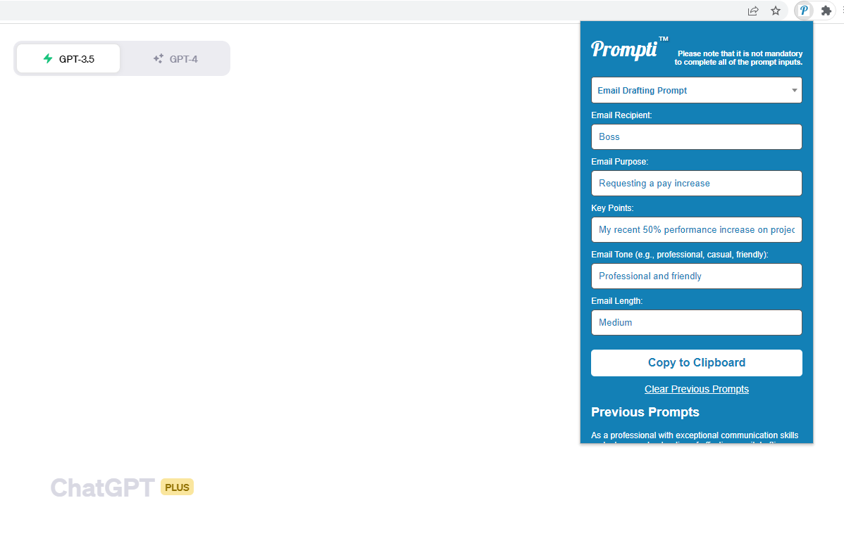 🚀 Elevate Your AI Experience with Prompti: The Ultimate ChatGPT Companion 🌟