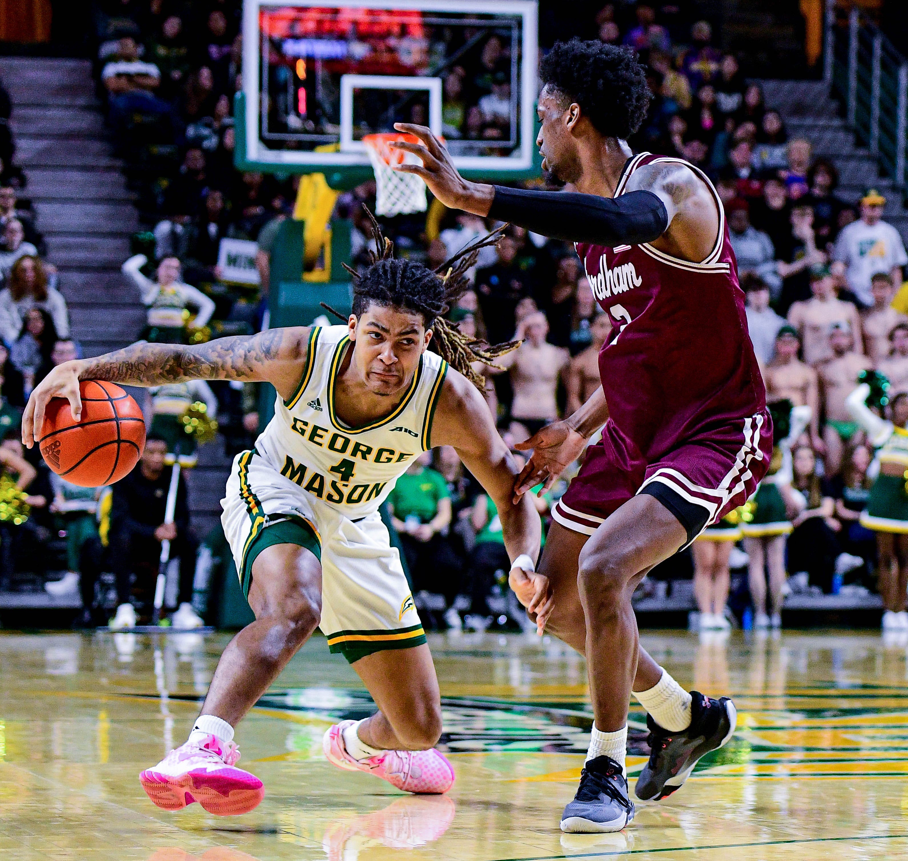 Freshman Justyn Fernandez follows Kim English to Providence