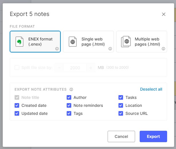 Creating Notebook Templates In Evernote 6 New Slash Commands