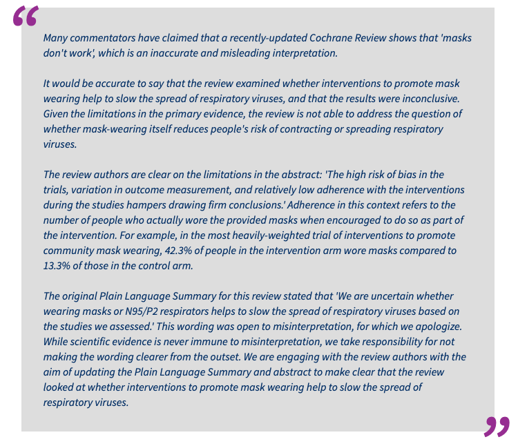 The politicisation of masks