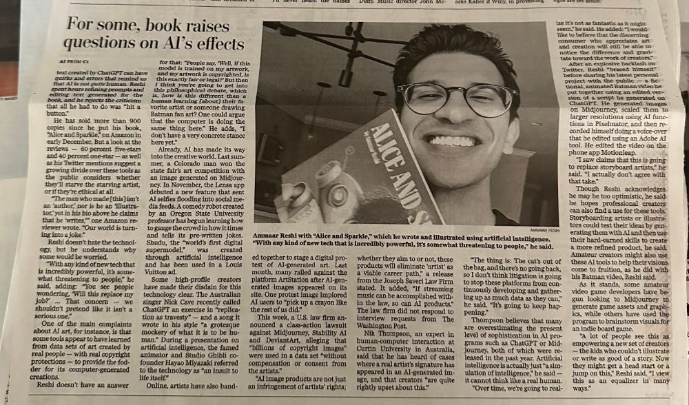 Ammaar Reshi: How to use AI to Create Children’s Books, Animated Shorts ...