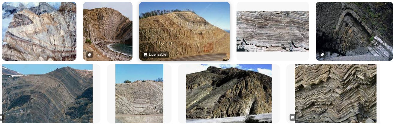 SEDIMENTARY ROCK STRATA FORMATION - by Len Kinder