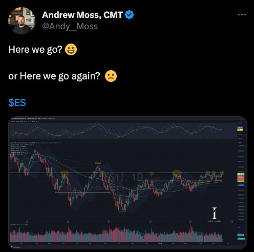 Here we go? Or...Here we go again? - by Andrew Moss, CMT