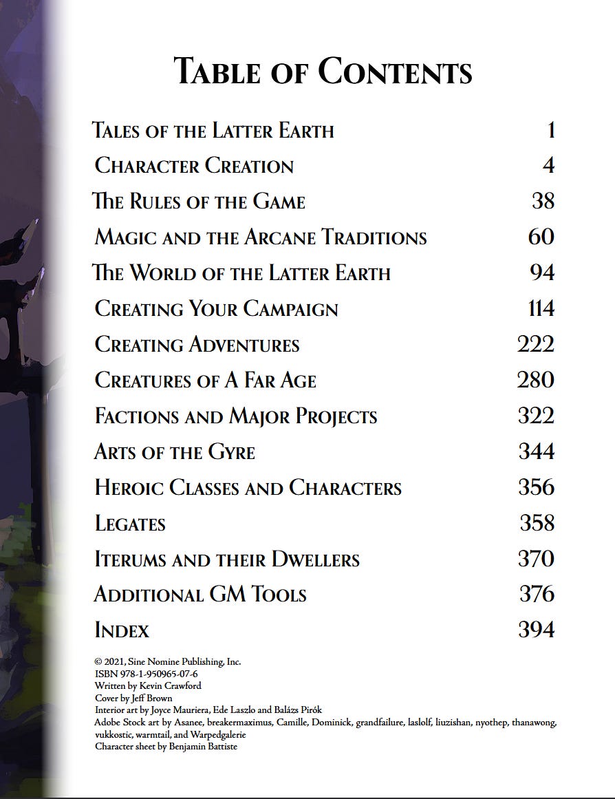 A Review/Critique of Worlds Without Number by Kevin Crawford