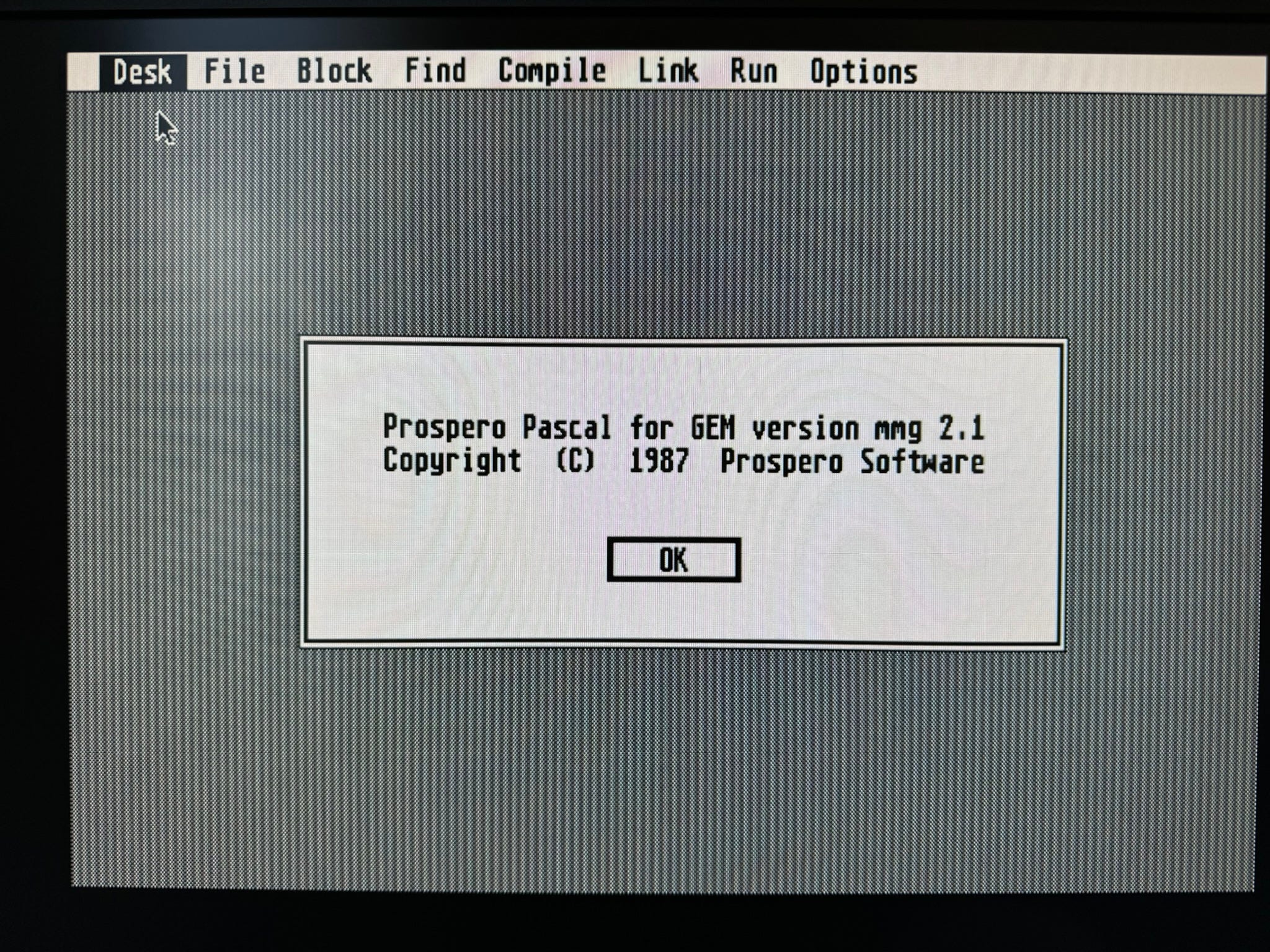 Prospero Pascal for the Atari ST - by Paul Lefebvre