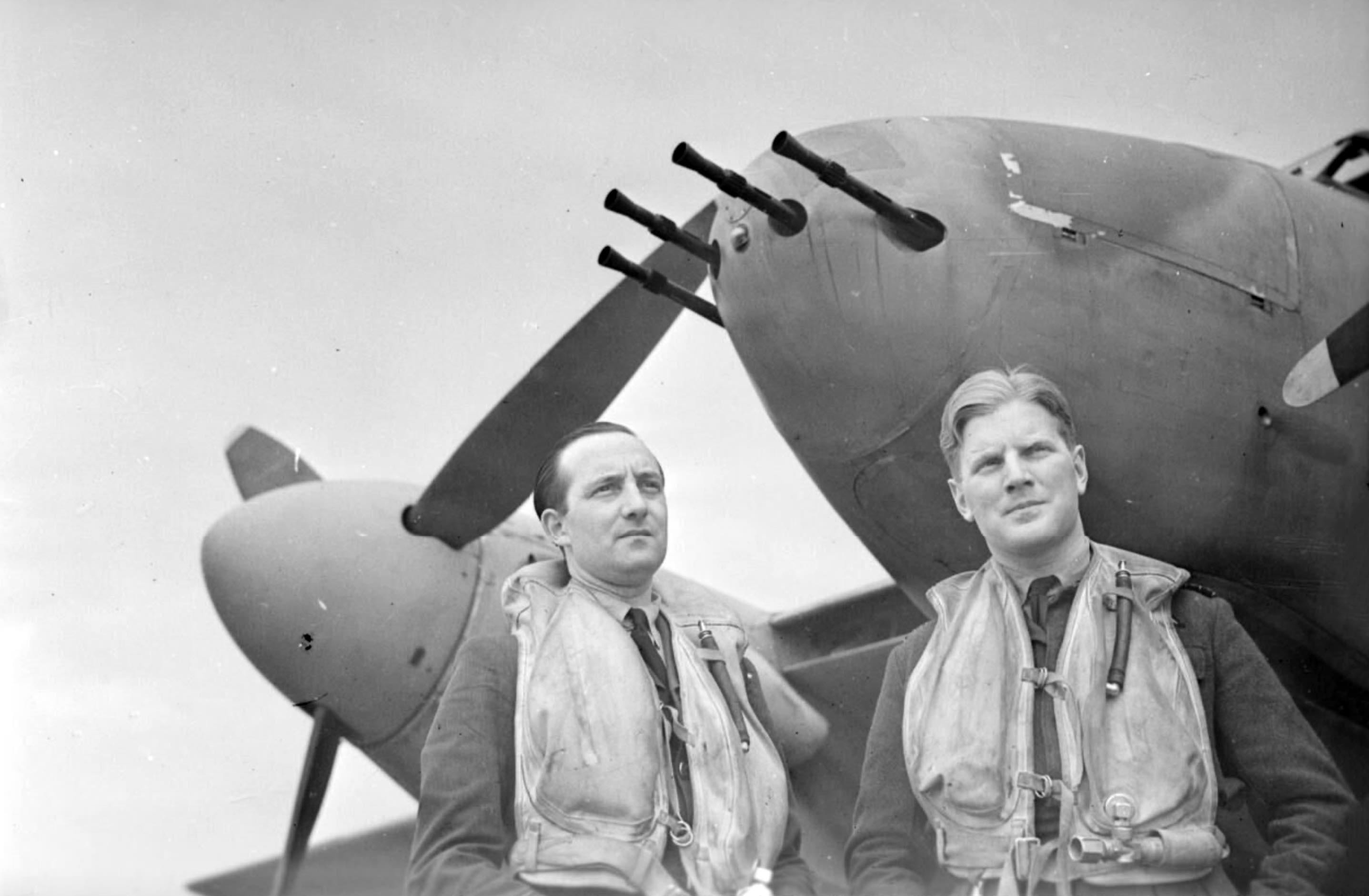 Night fighter vs night fighter over Germany