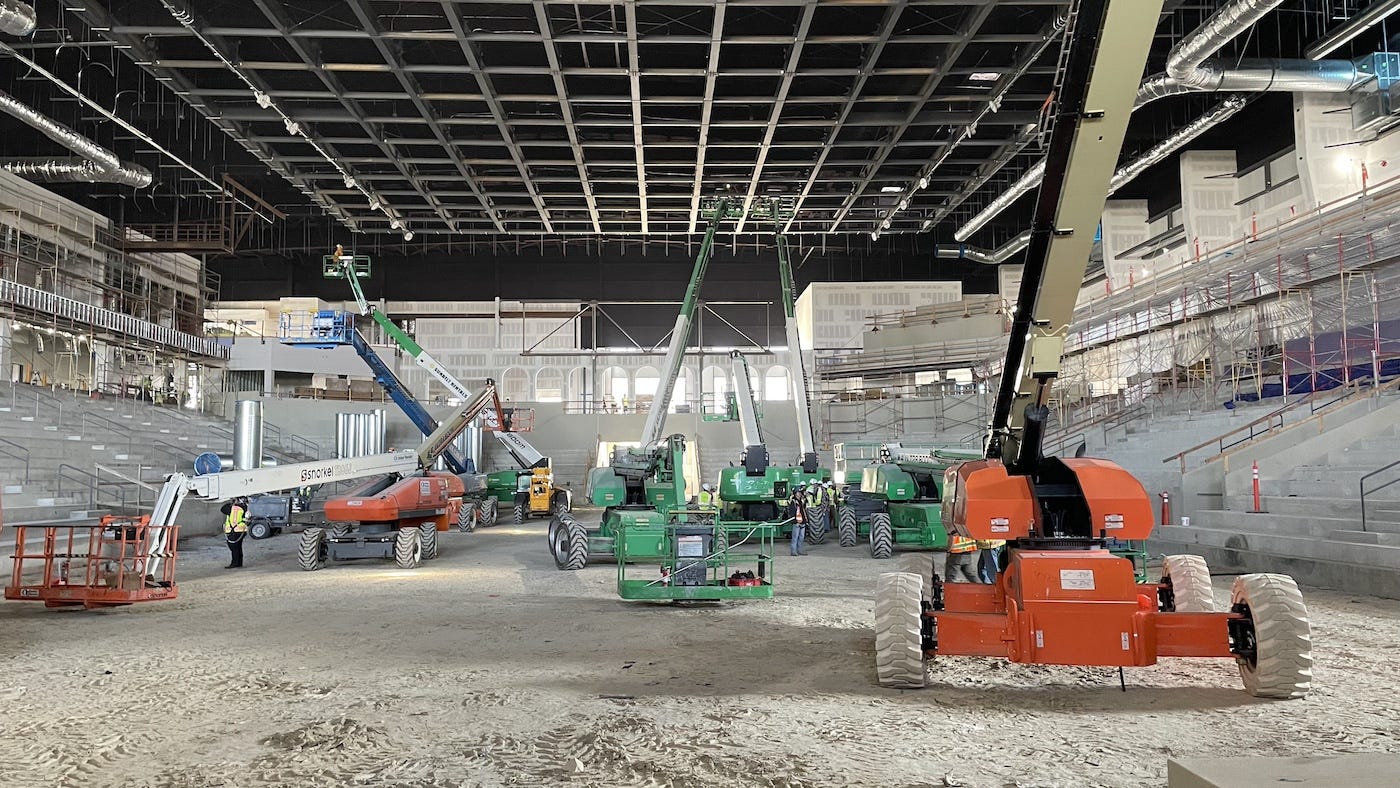 Anticipation builds for Frontwave Arena - by Steve Puterski