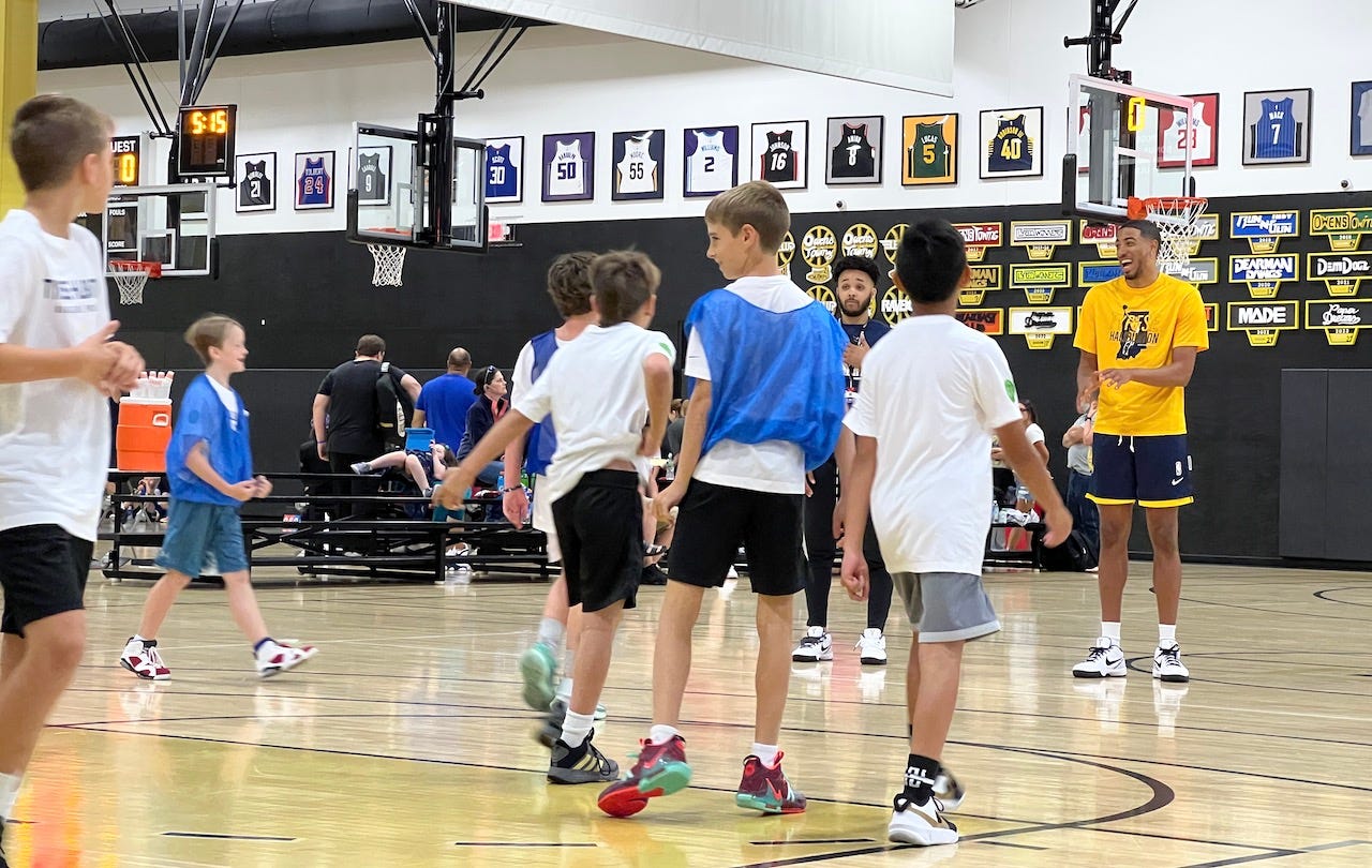 Tyrese Haliburton hosts two-day youth camp, now enjoys final weeks of ...