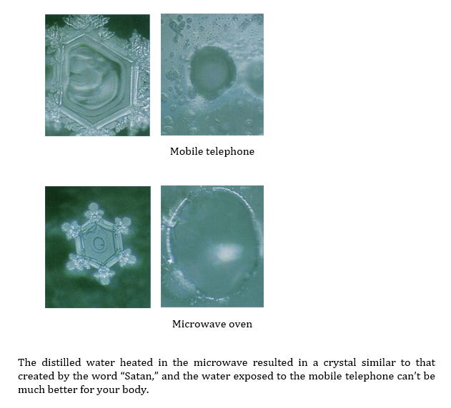 The Hidden Messages in Water - Lies are Unbekoming