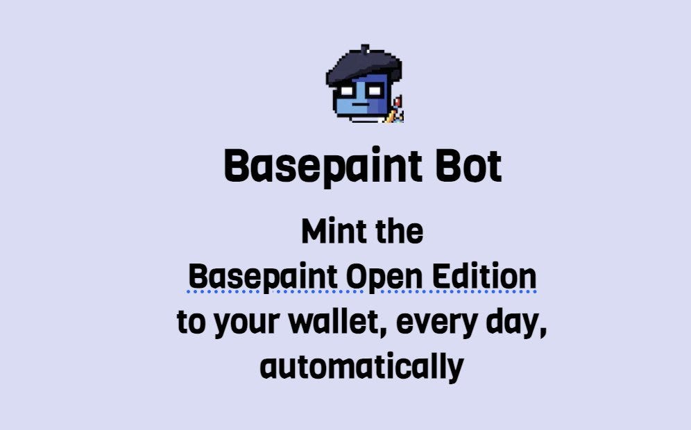 Welcome to BasePaint 🎨 - by William M. Peaster