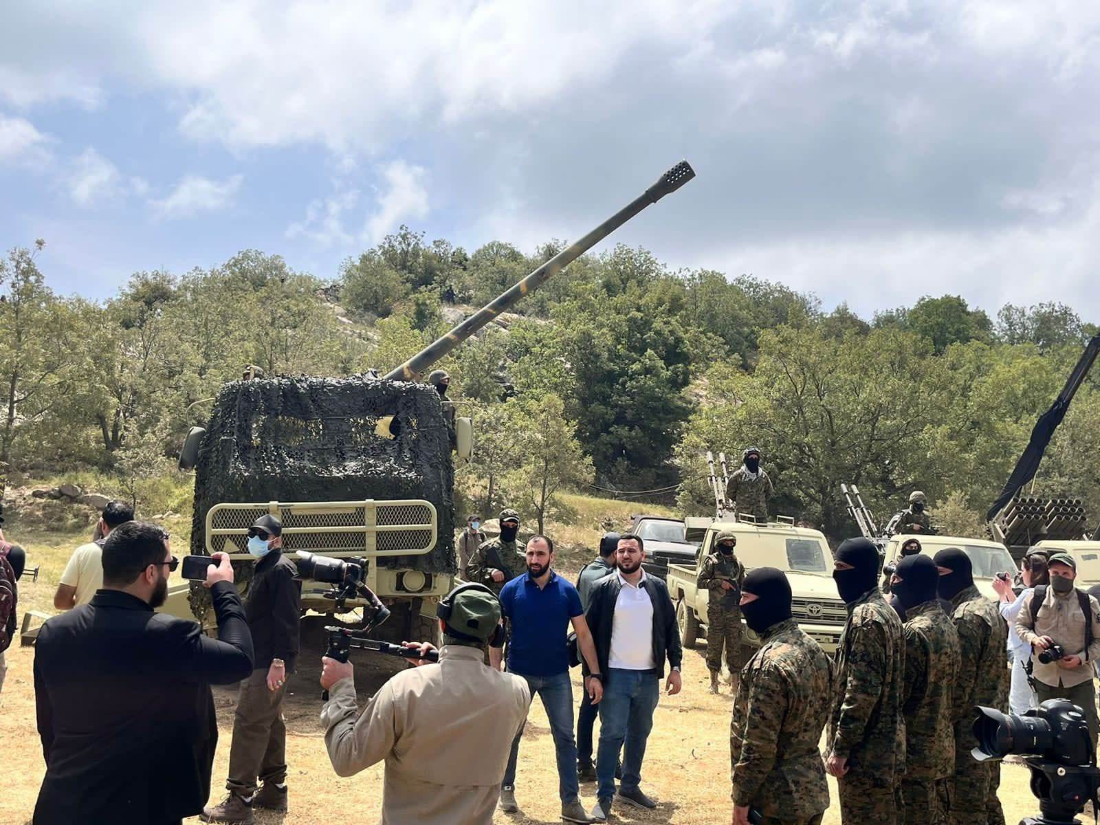 Weapons Used by Hezbollah During Military Exercise in Lebanon