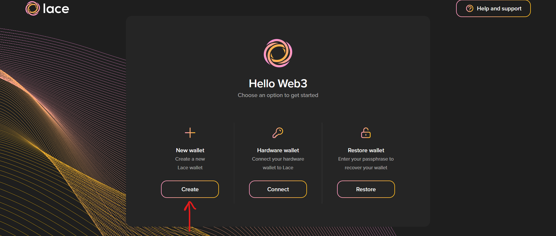How To Set Up A Lace Wallet - The Cardano Times