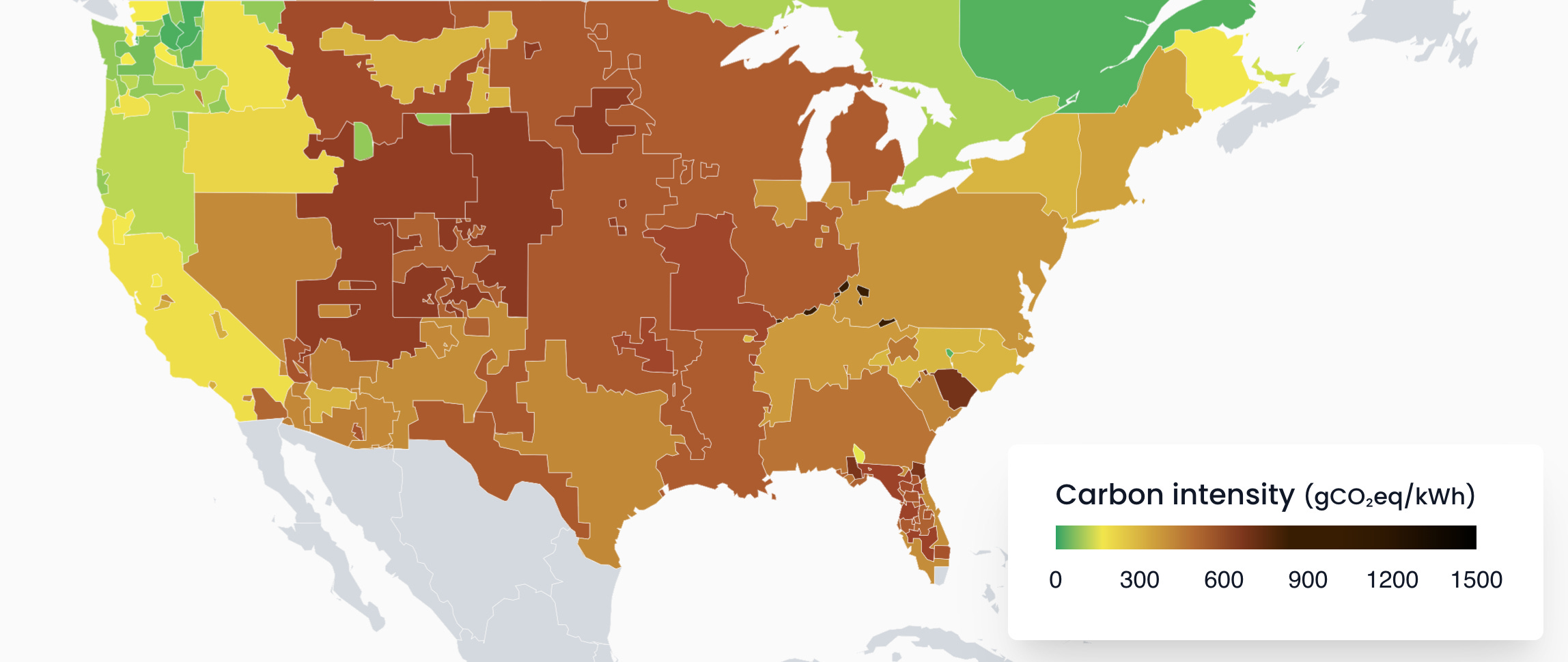Generative AI's data center electricity mix