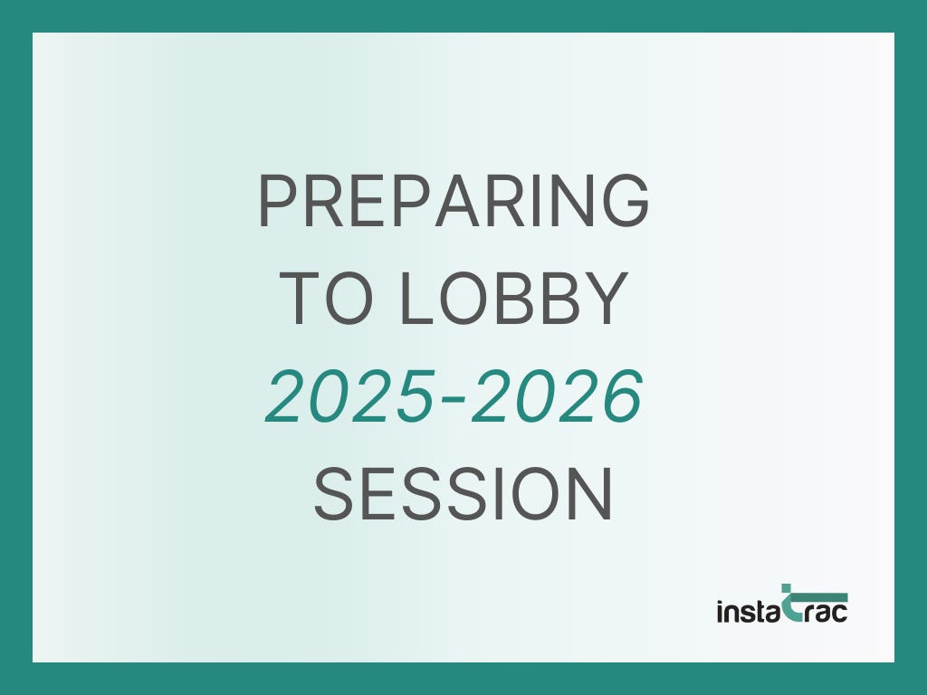 Preparing to Lobby for the 2025-2026 Legislative Cycle