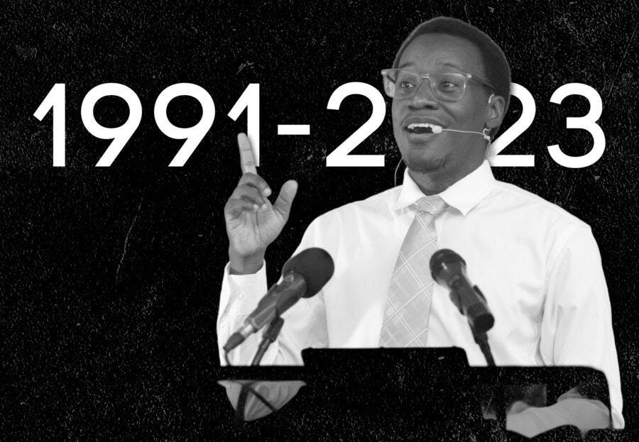 Conrad Mbewe Announces His Son, 32, Has Passed Away