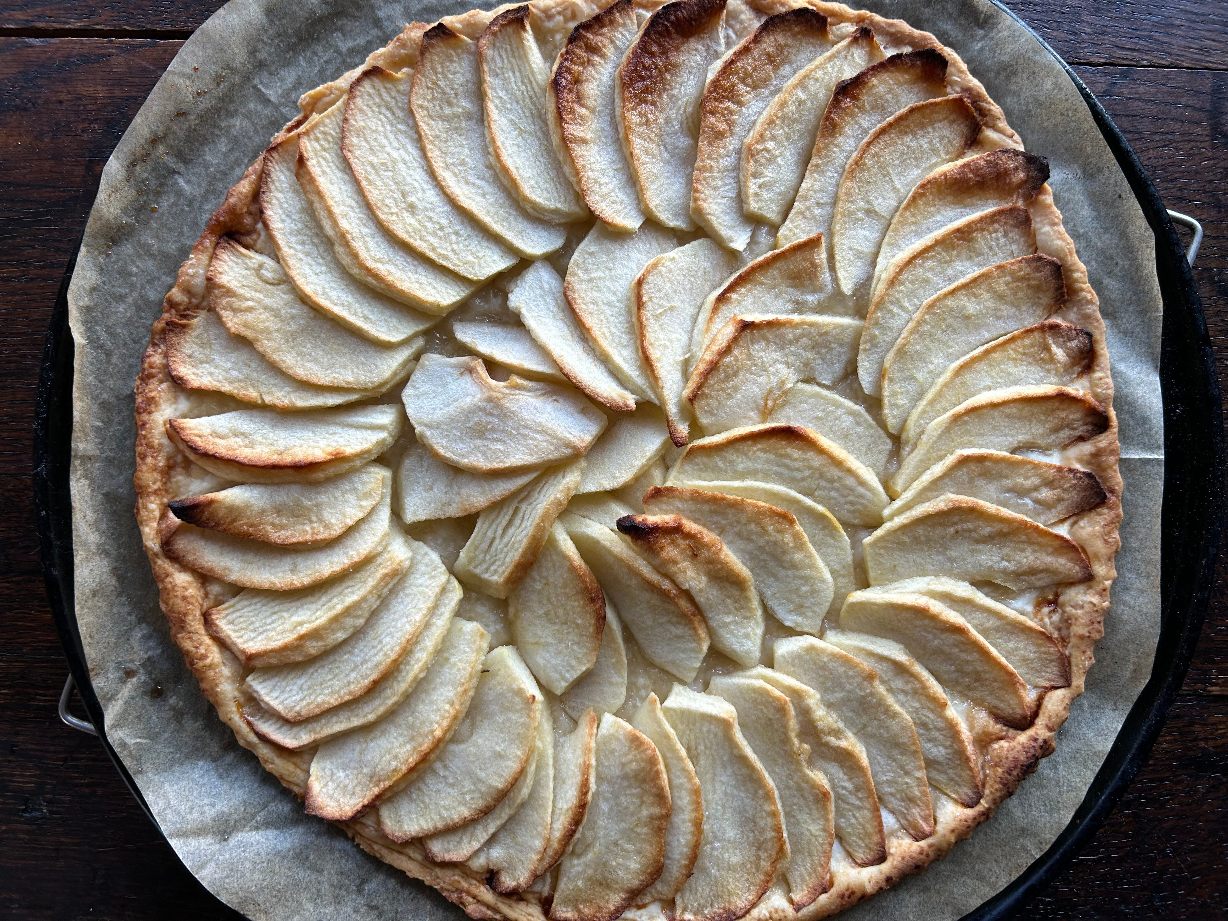 Asked and answered: A French apple tart from quick puff pastry