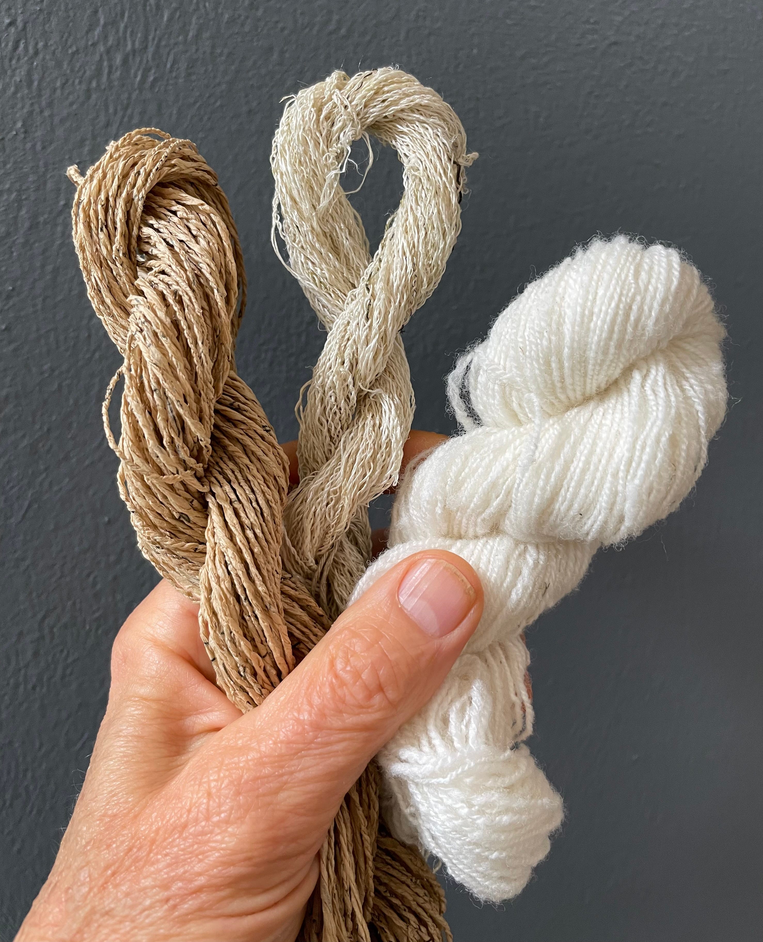 wool, paper, milkweed - by Sarah C Swett - The Gusset