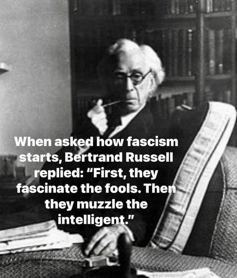 Philosopher Bertrand Russell - by J Guzman