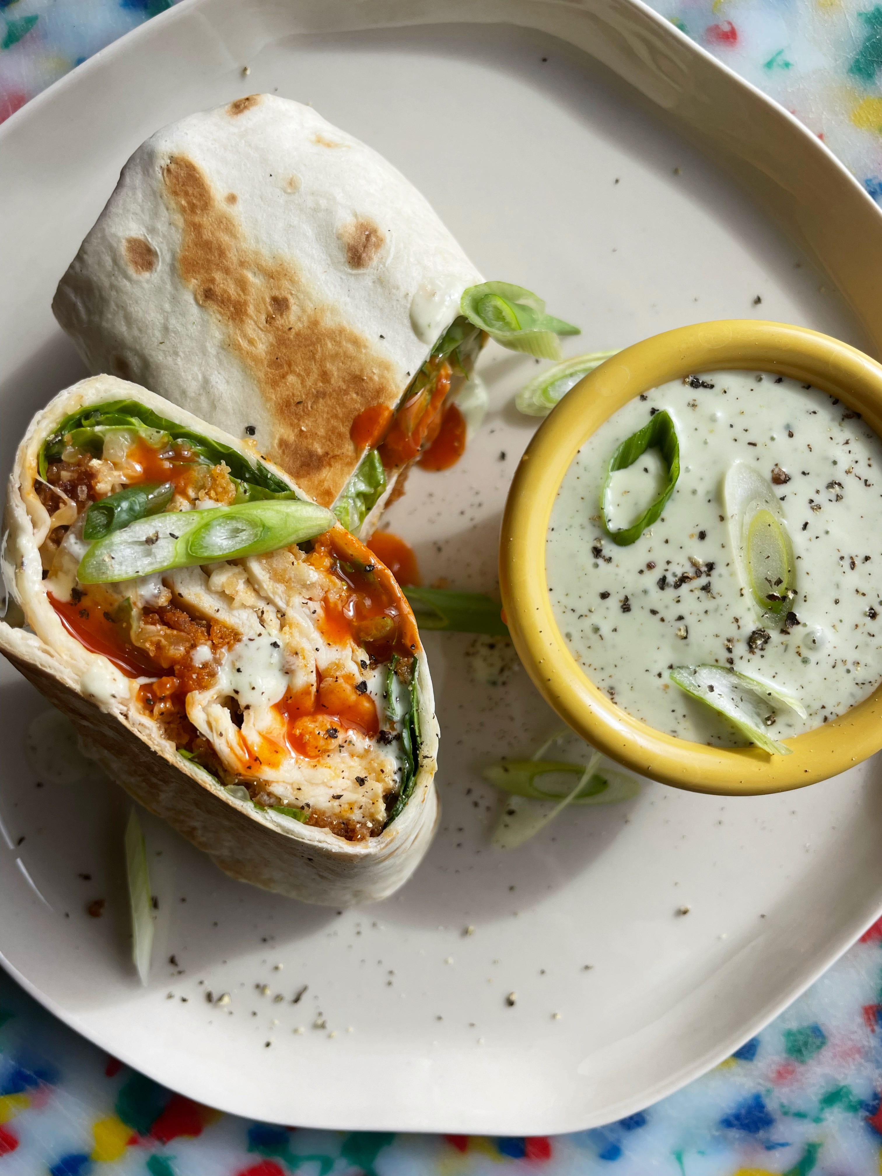this shit rocks no. 53: crispy buffalo chicken snack wraps with ranch!