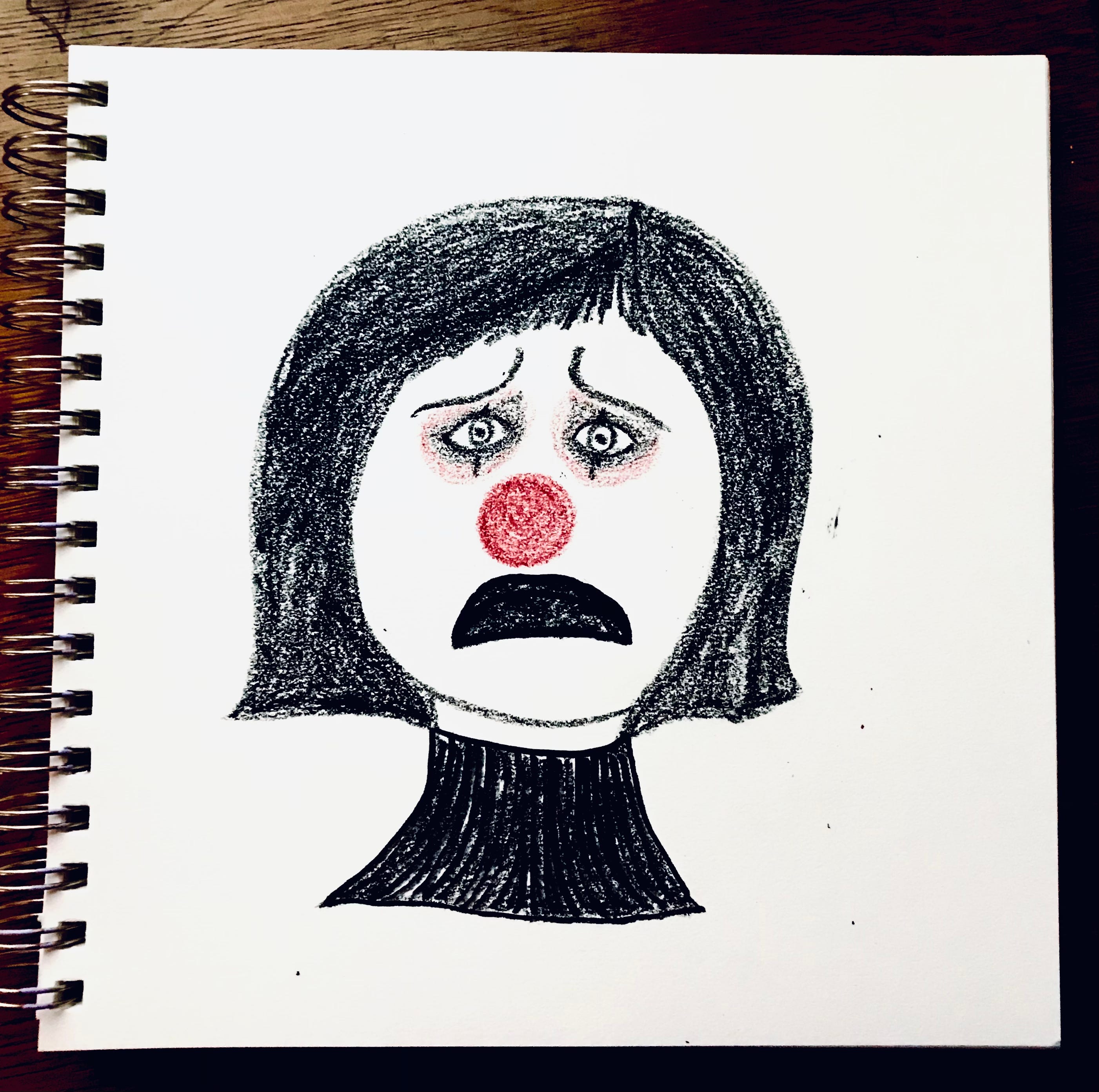 Clown Class Orientation - by Tina Rowley - Opalescent Ghost