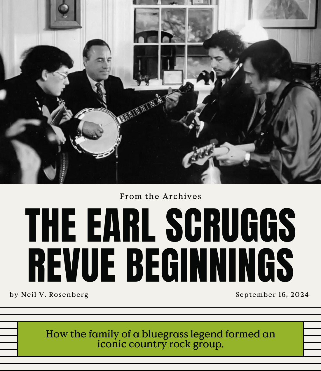 The Earl Scruggs Revue Beginnings - by BGS - Good Country
